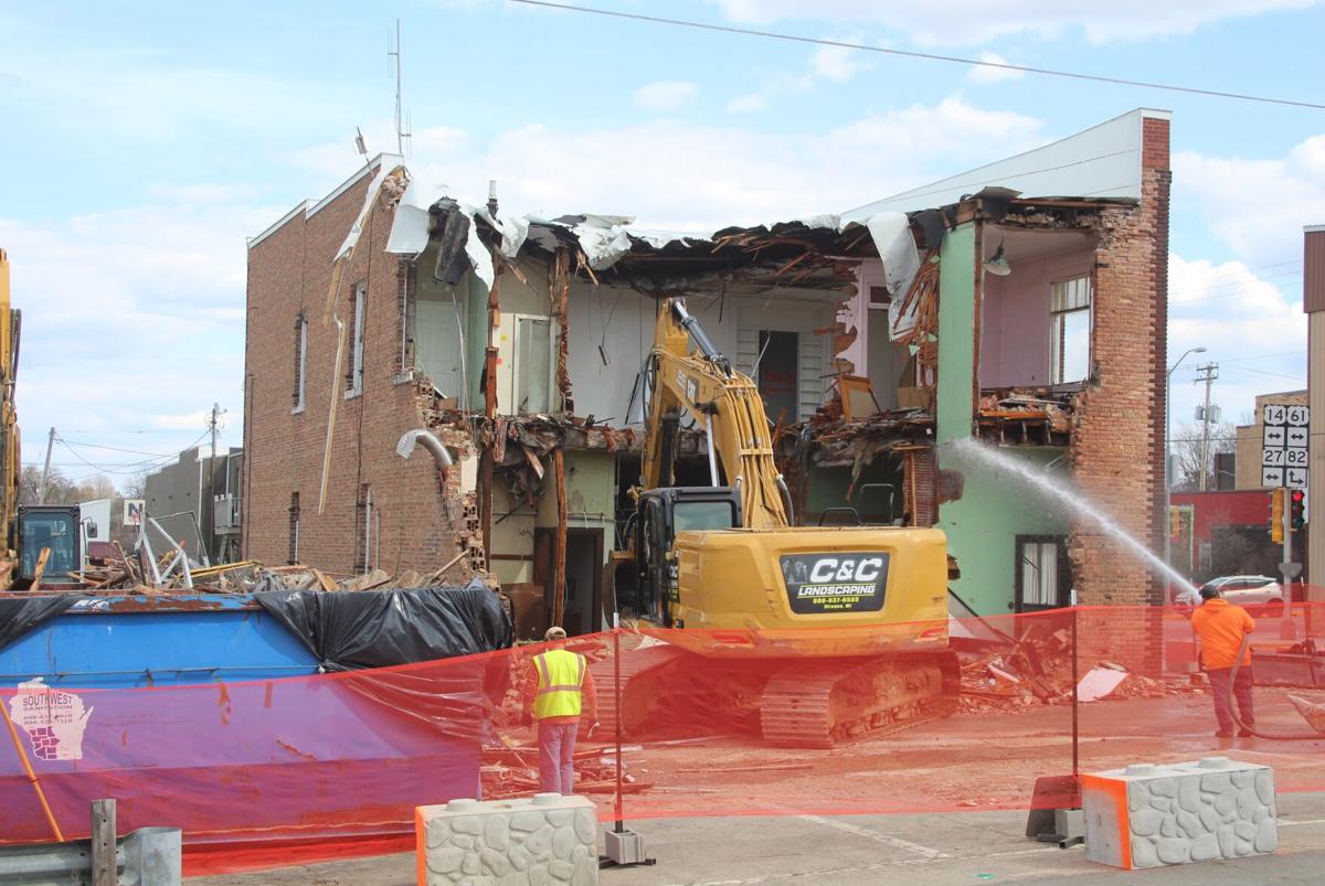 Demolition of Viroqua's old City Hall building begins
