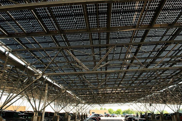 Gundersen adds solar parking lot canopy
