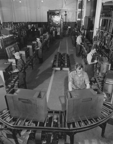 Hometown History: Trane Co. assembly line circa 1950