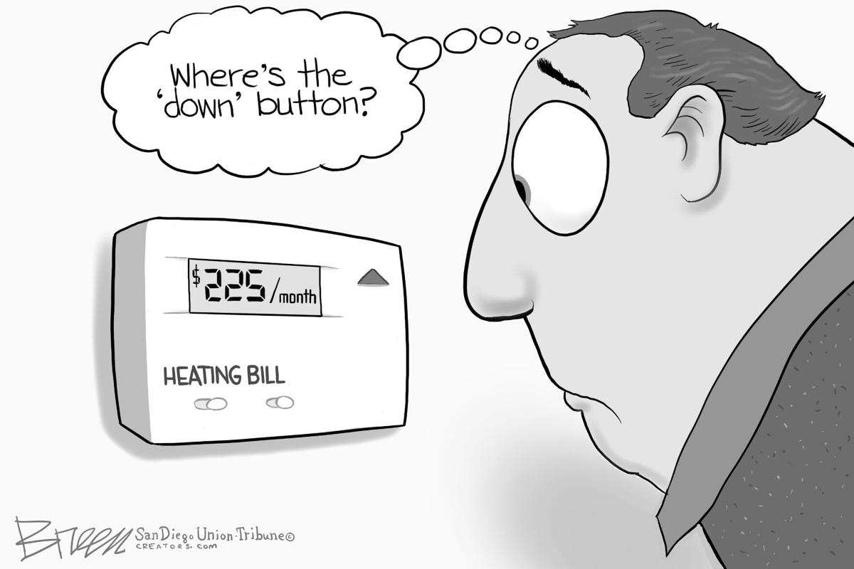 Heating cost toon