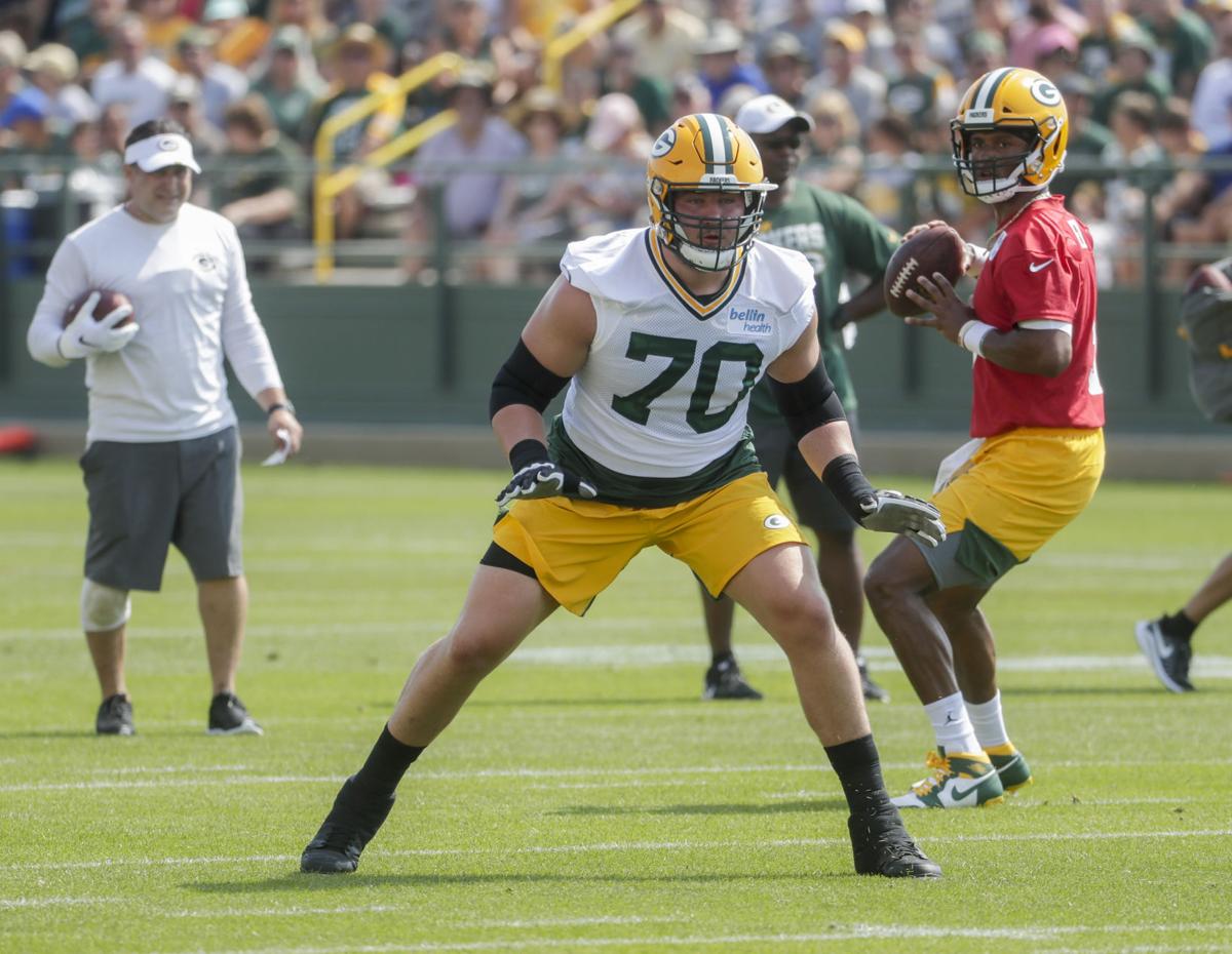 Packers swing tackle Alex Light makes big strides in second training ...