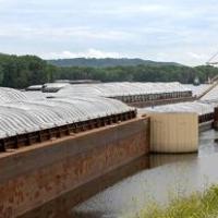 At least 100 barges still stuck in Winona port