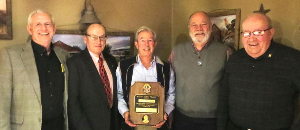 Curt Horman receives Melvin Jones Fellowship Award