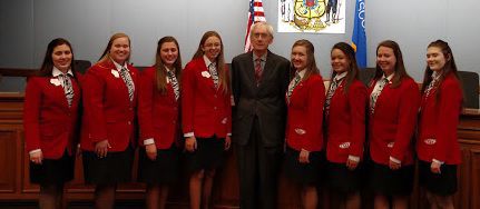 Westby's Ellis attends CTSO Government Day