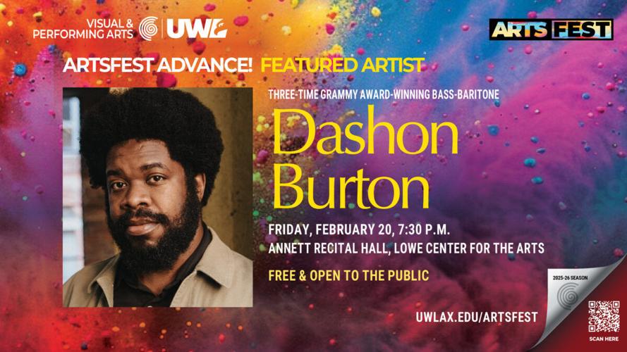 Live music: Dashon Burton at UWL Lowe Center