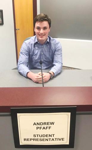 Andrew Pfaff starts politics as Holmen student rep