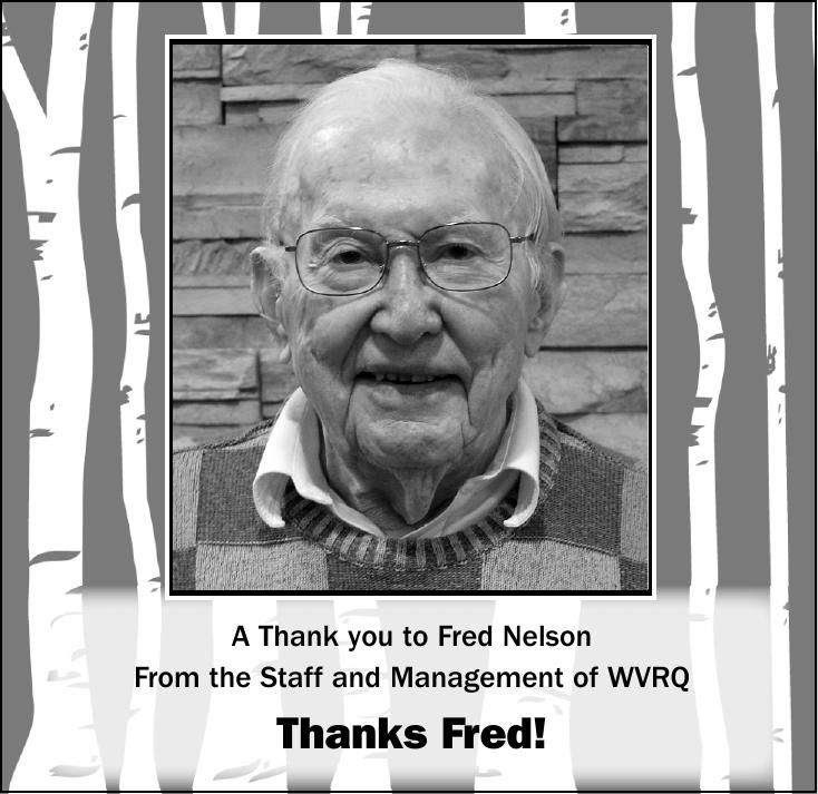 A Thank you to Fred Nelson