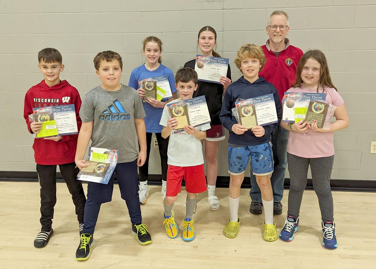 19 participate in Holmen Knights free throw competition