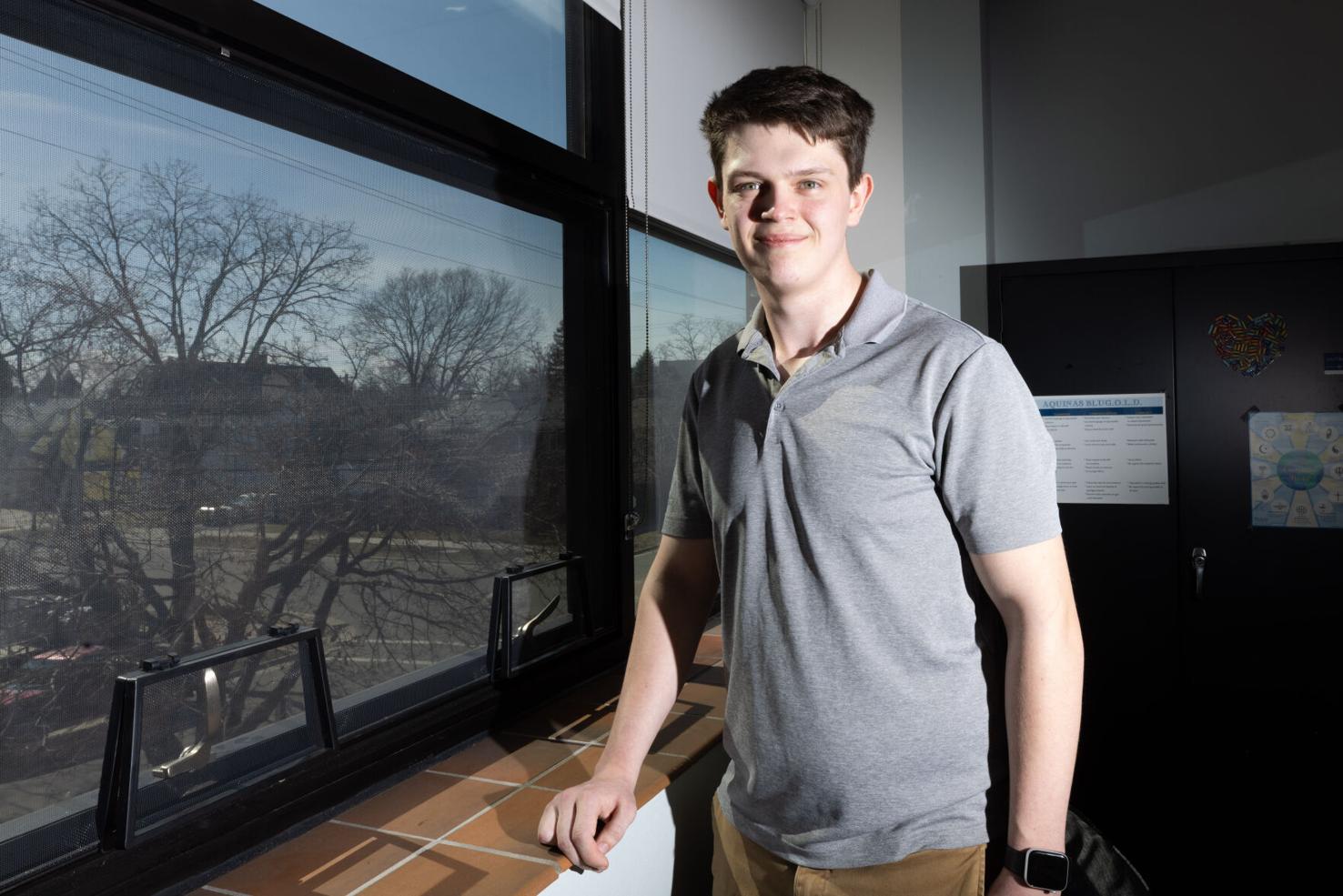 Aaron Pataska: From Aquinas student to future lineman