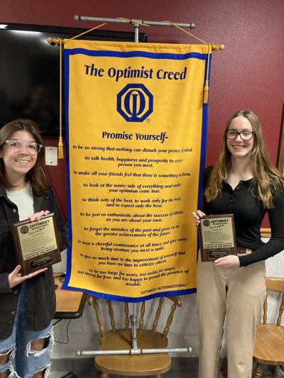 Menomonie Optimist Club names students of month