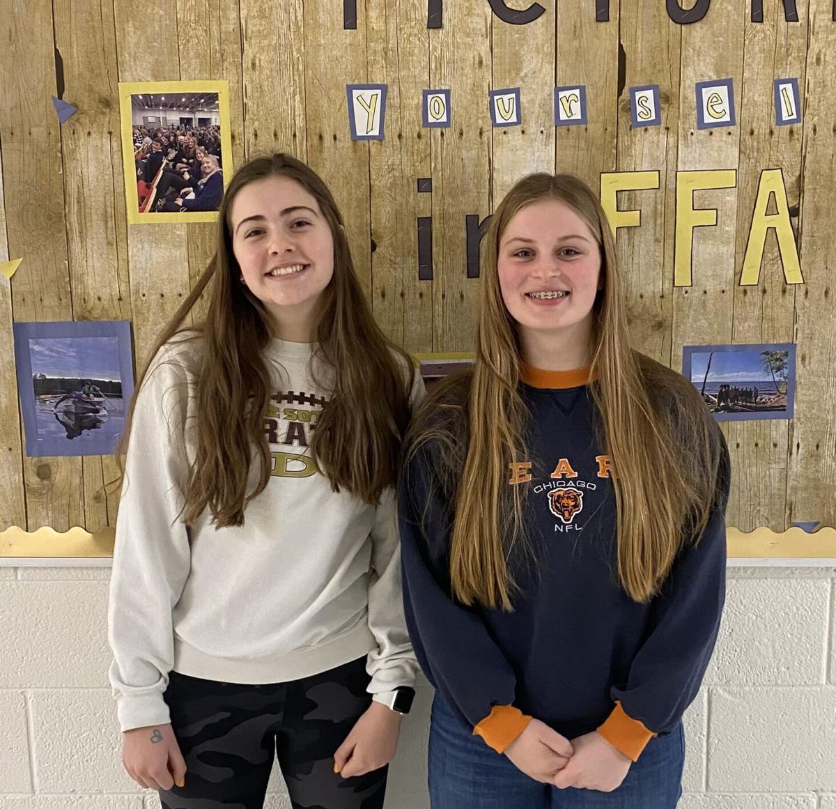 De Soto FFA members Sascha Doll, Elise Venner earn state grants