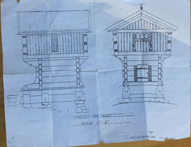 Norwegian Stabbur Construction