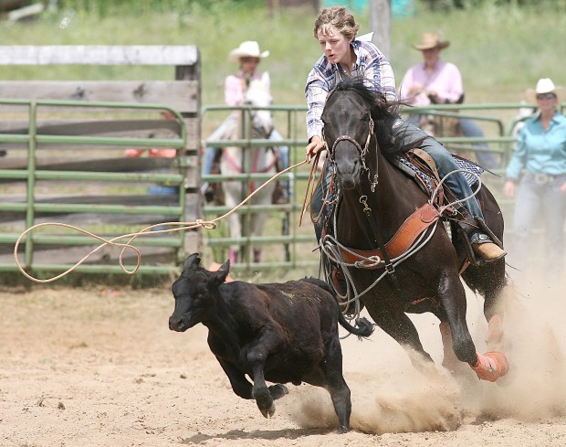 Rodeo riding takes practice, coordination