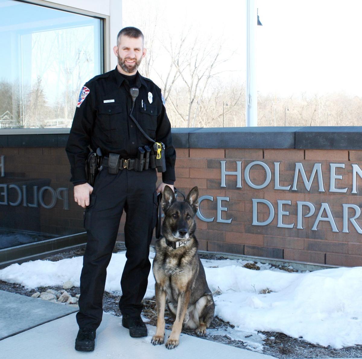 New Holmen officer brings K9 partner