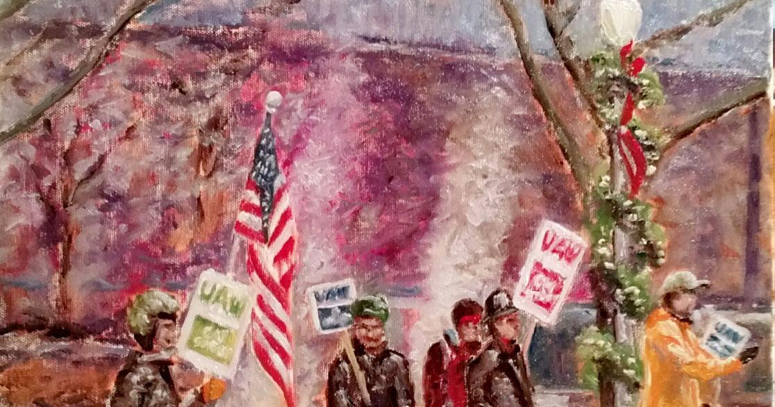 On Wisconsin: Kohler strike over but recorded on canvas