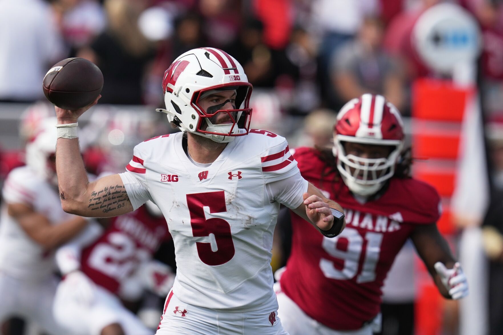 Polzin grades Wisconsin football at No. 2 Indiana
