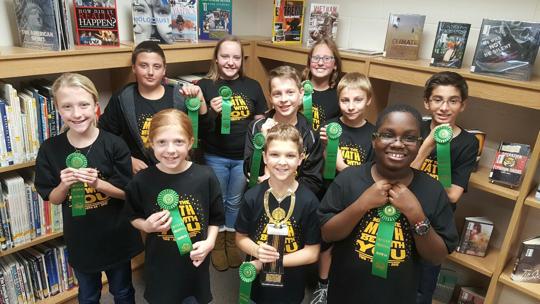 Math teams soar at middle school competition