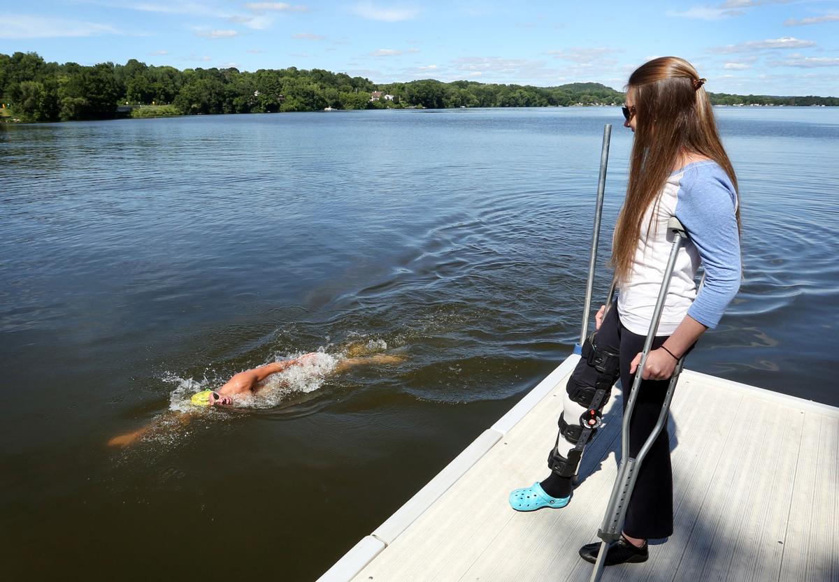 Sister's debilitating disease inspires brother's attempt to swim ...
