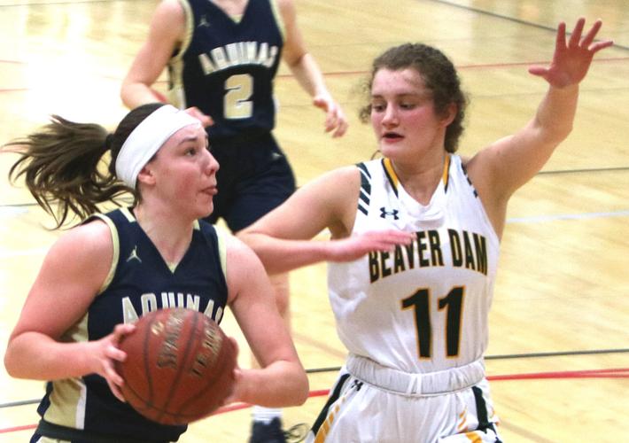 High school basketball: Lexi Donarski, Taylor Theusch lead Aquinas ...