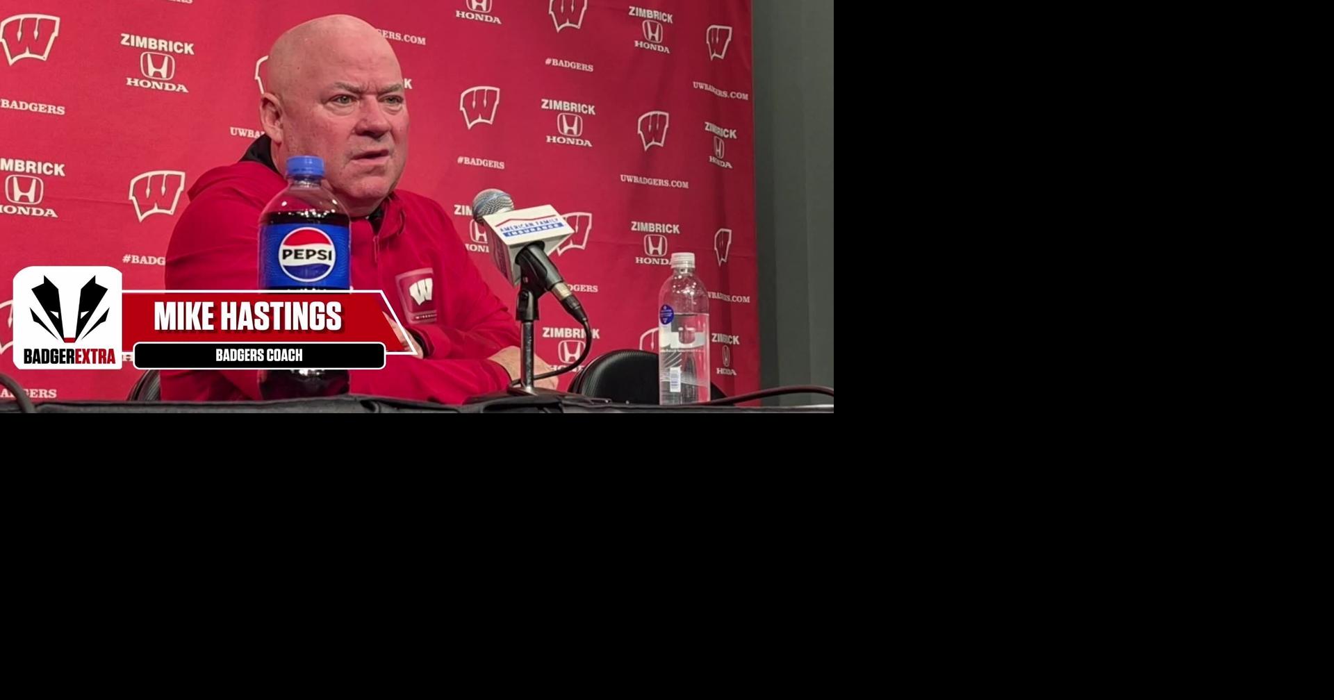 Wisconsin men's hockey coach discusses missing postgame handshake vs ...