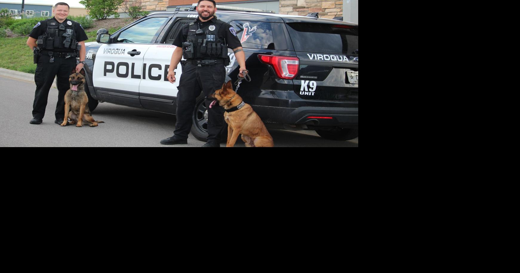 K-9 Officers Loki, Hazik join Viroqua Police Department