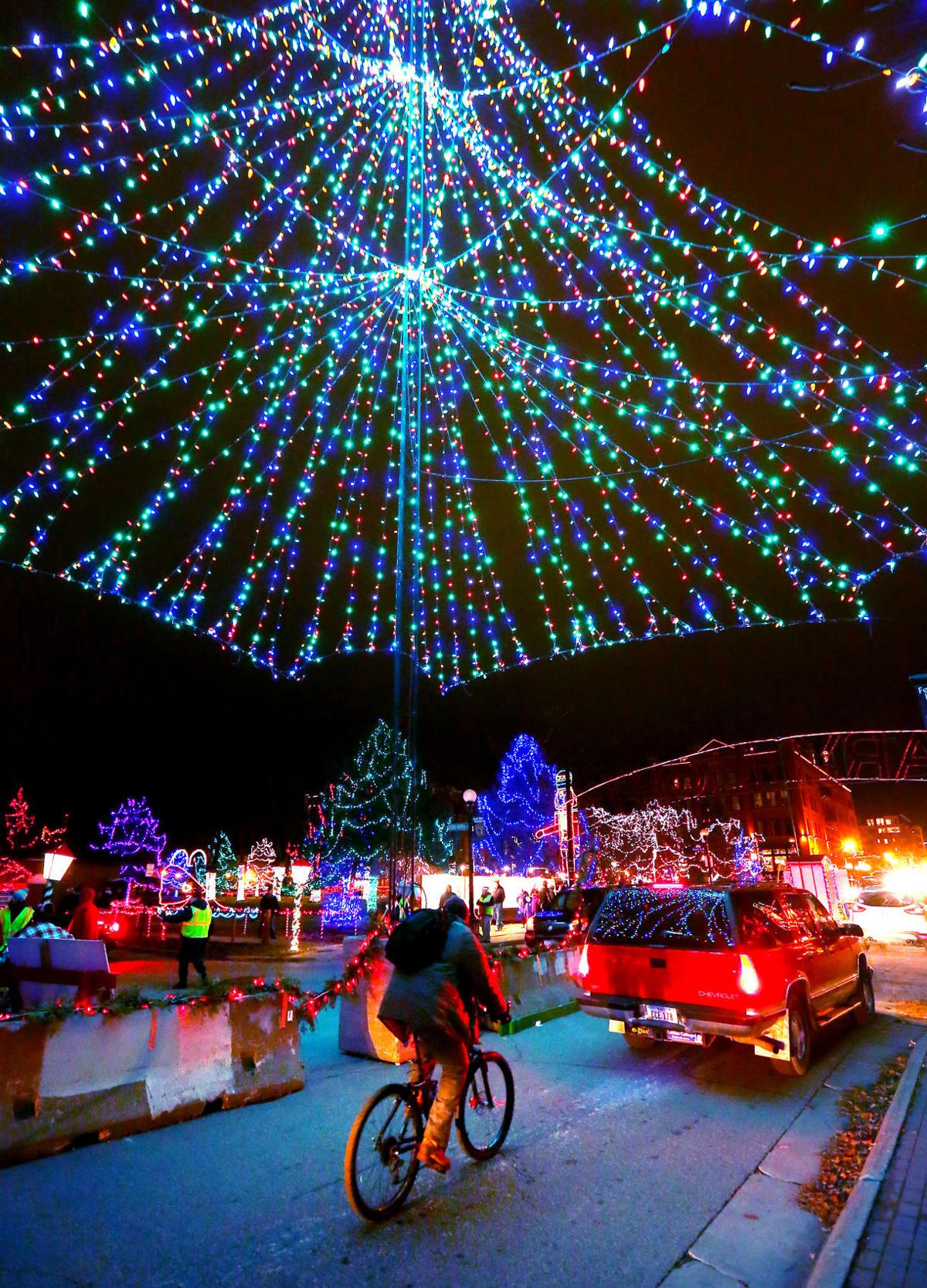 Rotary Lights set up in La Crosse kicks off with installation of the ...