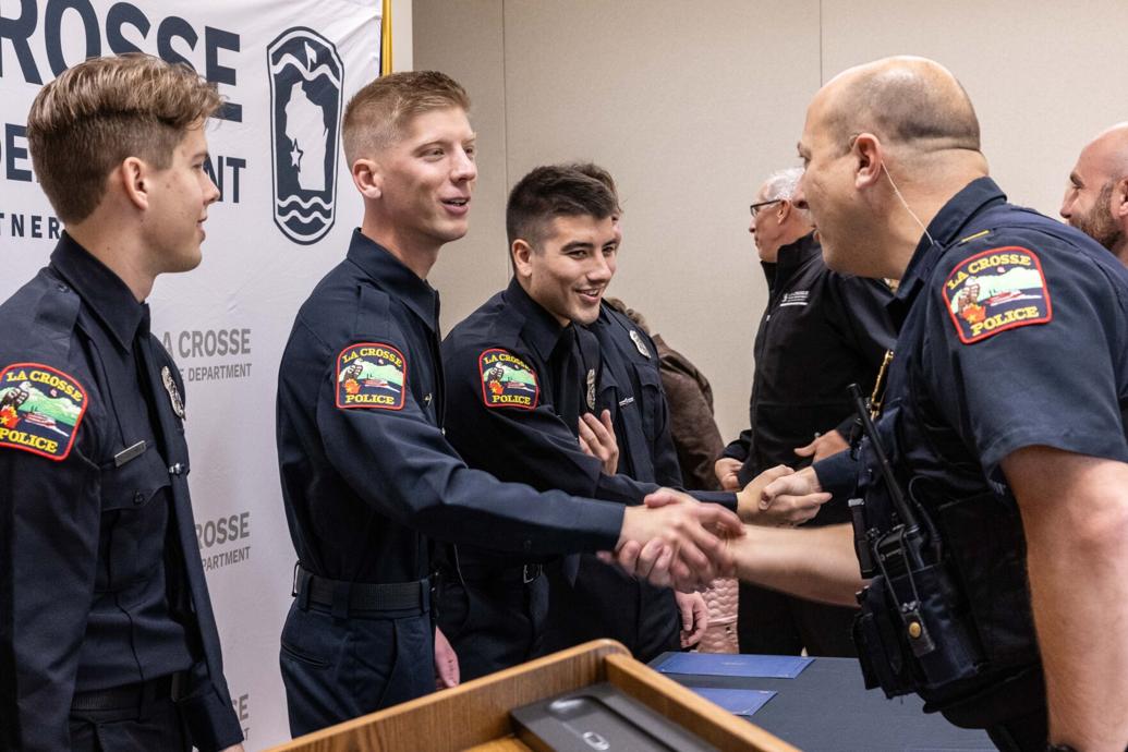La Crosse police welcome five new officers to force