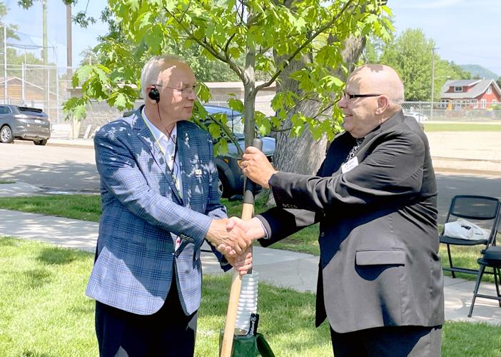 Polish visitors plant ceremonial tree as a symbol of strength and ...