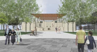 Plan calls for rebuilt Riverside band shell, new stage