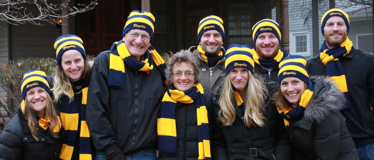 A baseball team? No, just the Soldner family's UW-EC grads