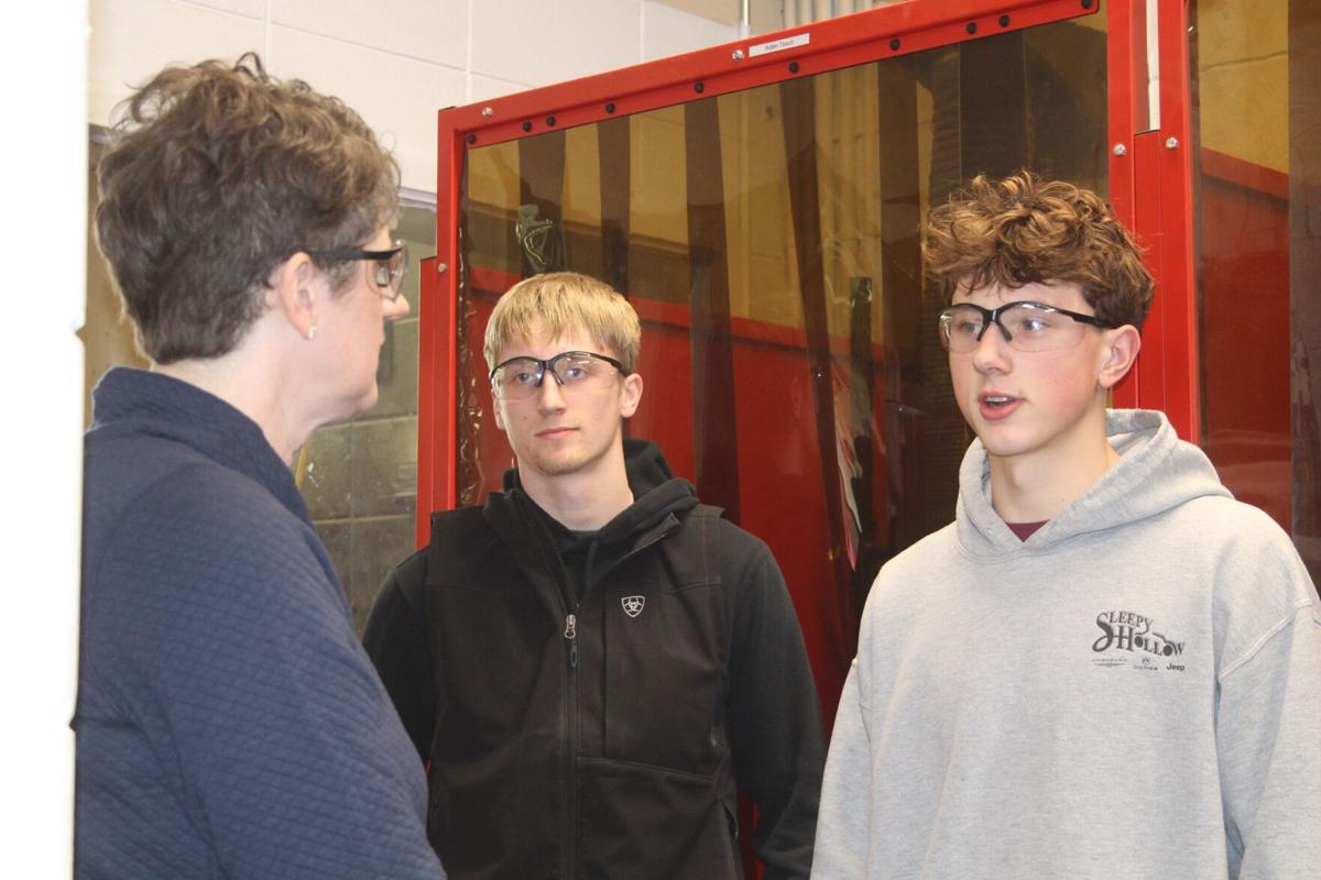 State superintendent visits Westby Area High School