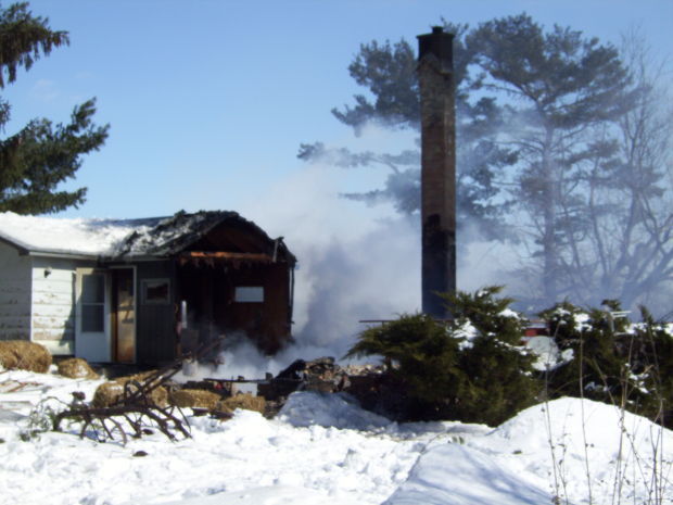 Rural Blair home destroyed in fire