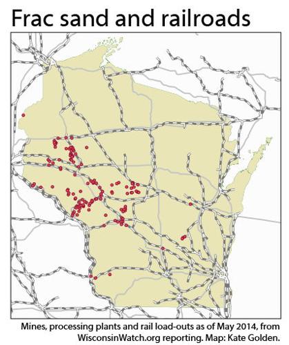 As rail moves frac sand across Wisconsin landscape, new conflicts emerge