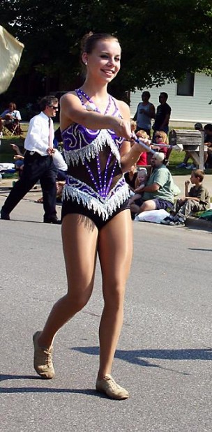 Warriors on parade: Baton twirlers will do double duty for fest parades ...