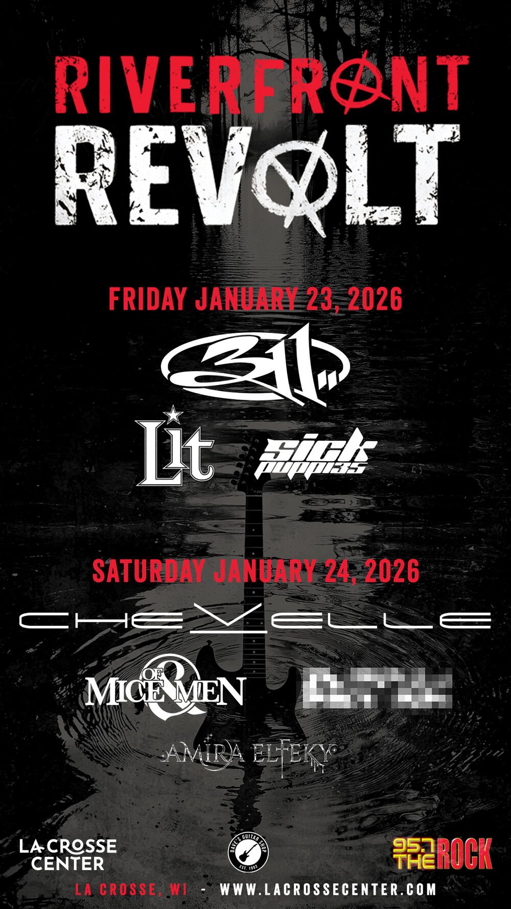 La Crosse Center announces Riverfront Revolt lineup