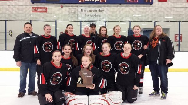 Wisconsin TnT girls hockey claims third at state