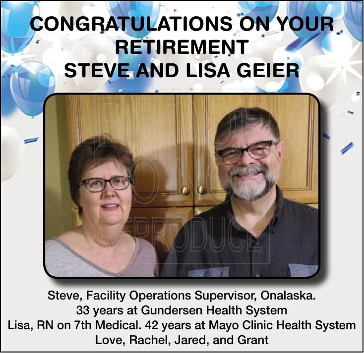 Steve and Lisa Geier