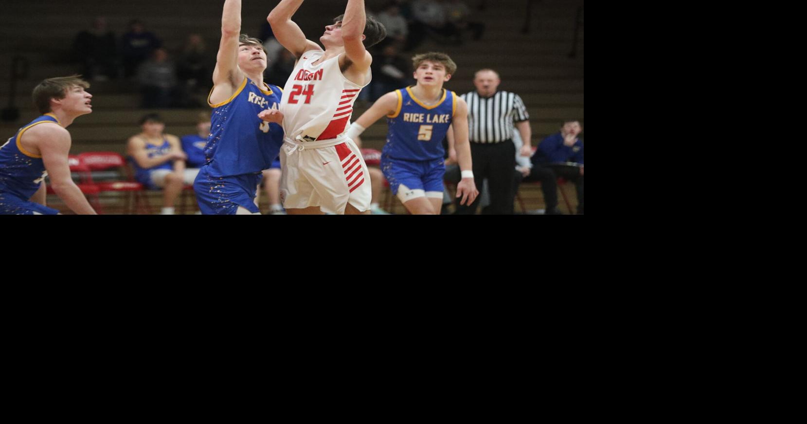 Scenes from La Crosse Logan vs. Rice Lake boys basketball