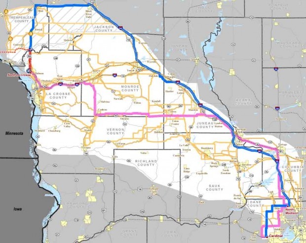 ATC announces preferred, alternative power line routes | Local ...