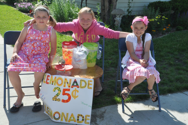 Three Tomah girls start lemonade stand to raise money for troubled teens