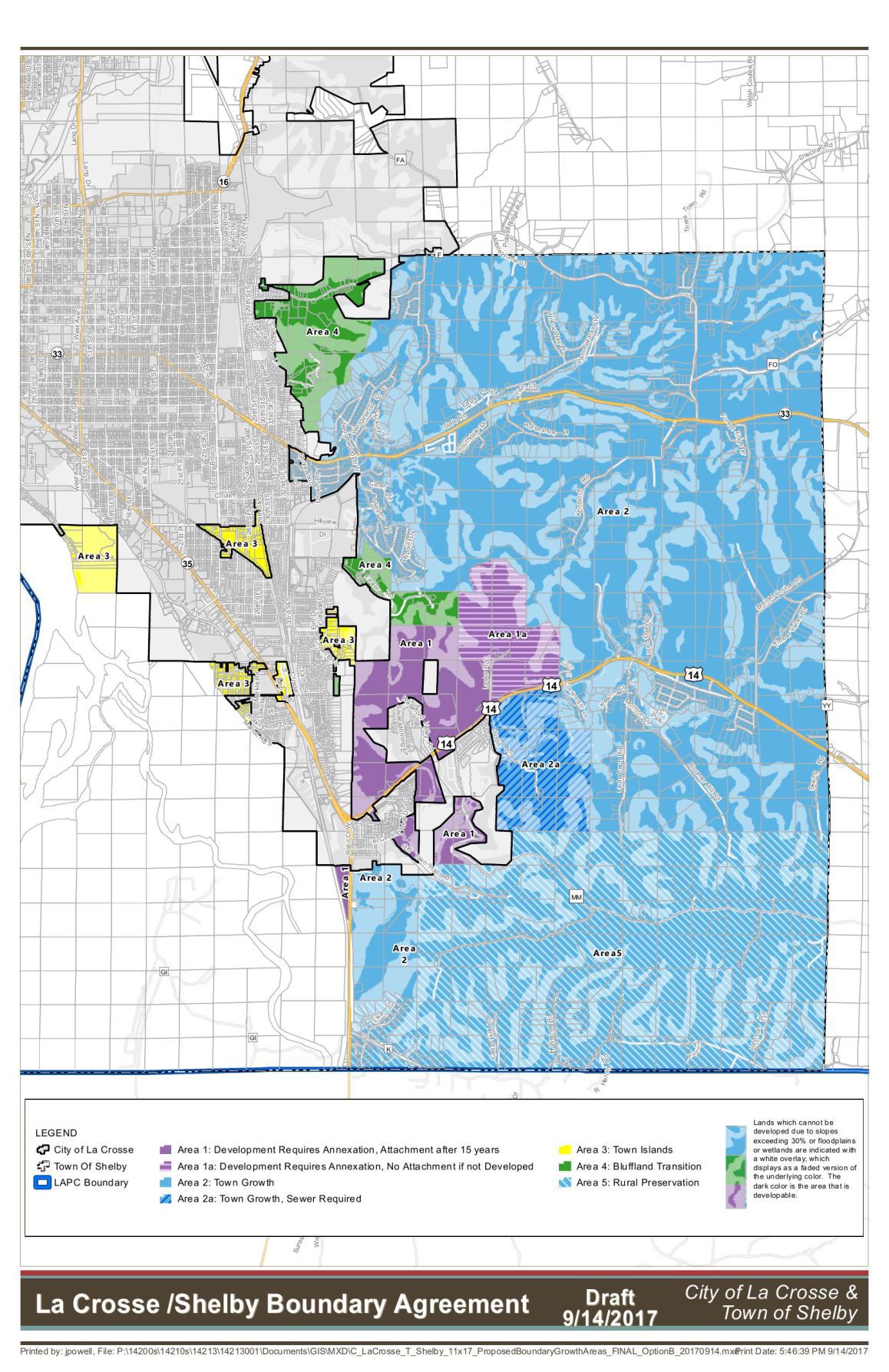 Shelby, La Crosse reach proposed boundary agreement