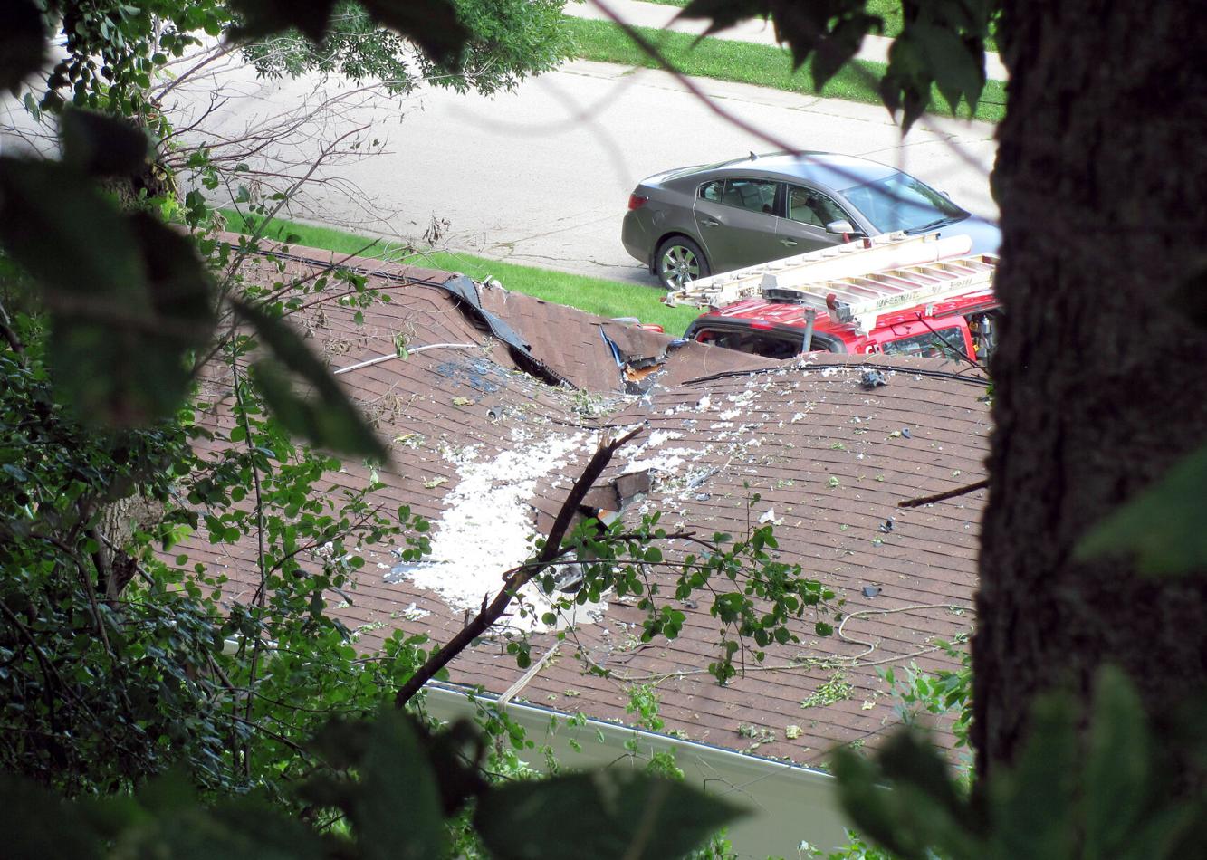 'Slow, long crunch and then a bang': Neighbor hears car crash through ...