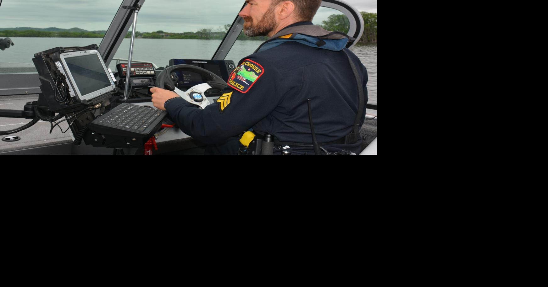 Five new La Crosse police officers receive boat patrol training
