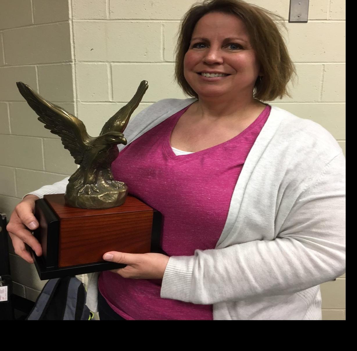 Michelle Jensen names as Holmen High's teacher of the year