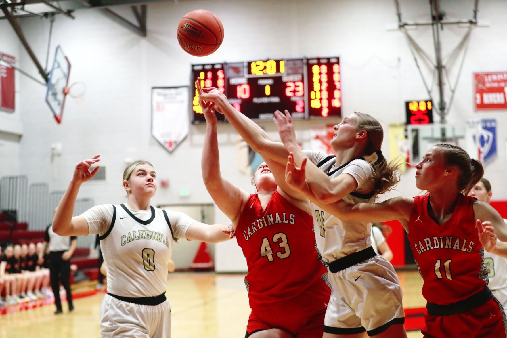 Photos: Lewiston-Altura girls basketball falls to Caledonia