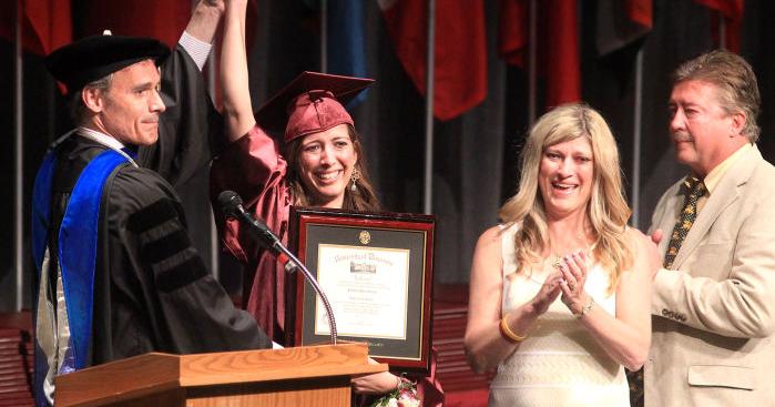 Extraordinary: UW-L student battling virulent cancer honored at ...