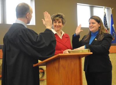 Vruwink sworn in, embraces rural roots