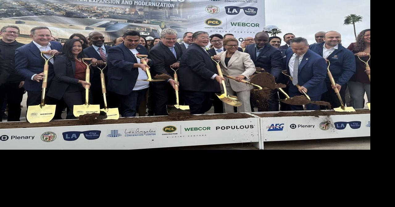 Modernizing the Convention Center: Mayor Bass, electeds break ground on ...