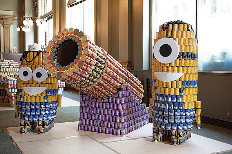 Exhibit Turns Cans Into Architecture | Arts and Culture ...