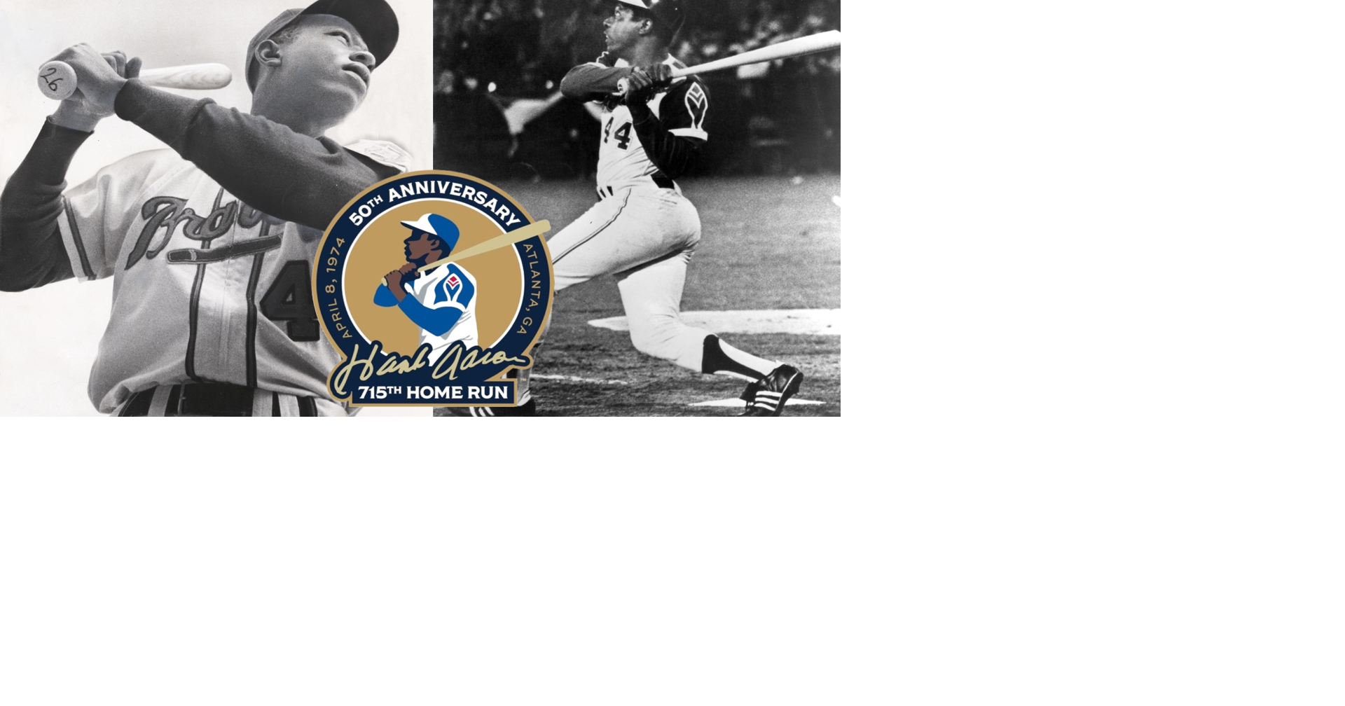 Celebration of Hank Aaron's historic 715th home run in Atlanta | News ...